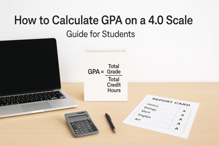 How to Calculate GPA on a 4.0 Scale – Step-by-Step Guide for Students